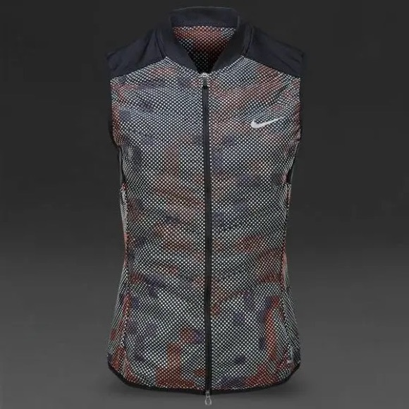 Nike | Other | Nike Womens Running Aeroloft Flash Vest Black Multi ...